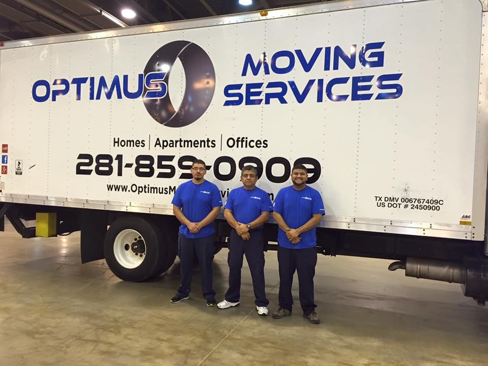 Optimus Moving Services Houston, Texas. Reviews – QQ moving