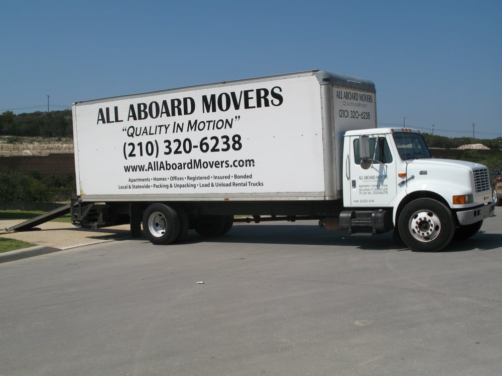 All Aboard Movers San Antonio, Texas. Reviews – QQ moving